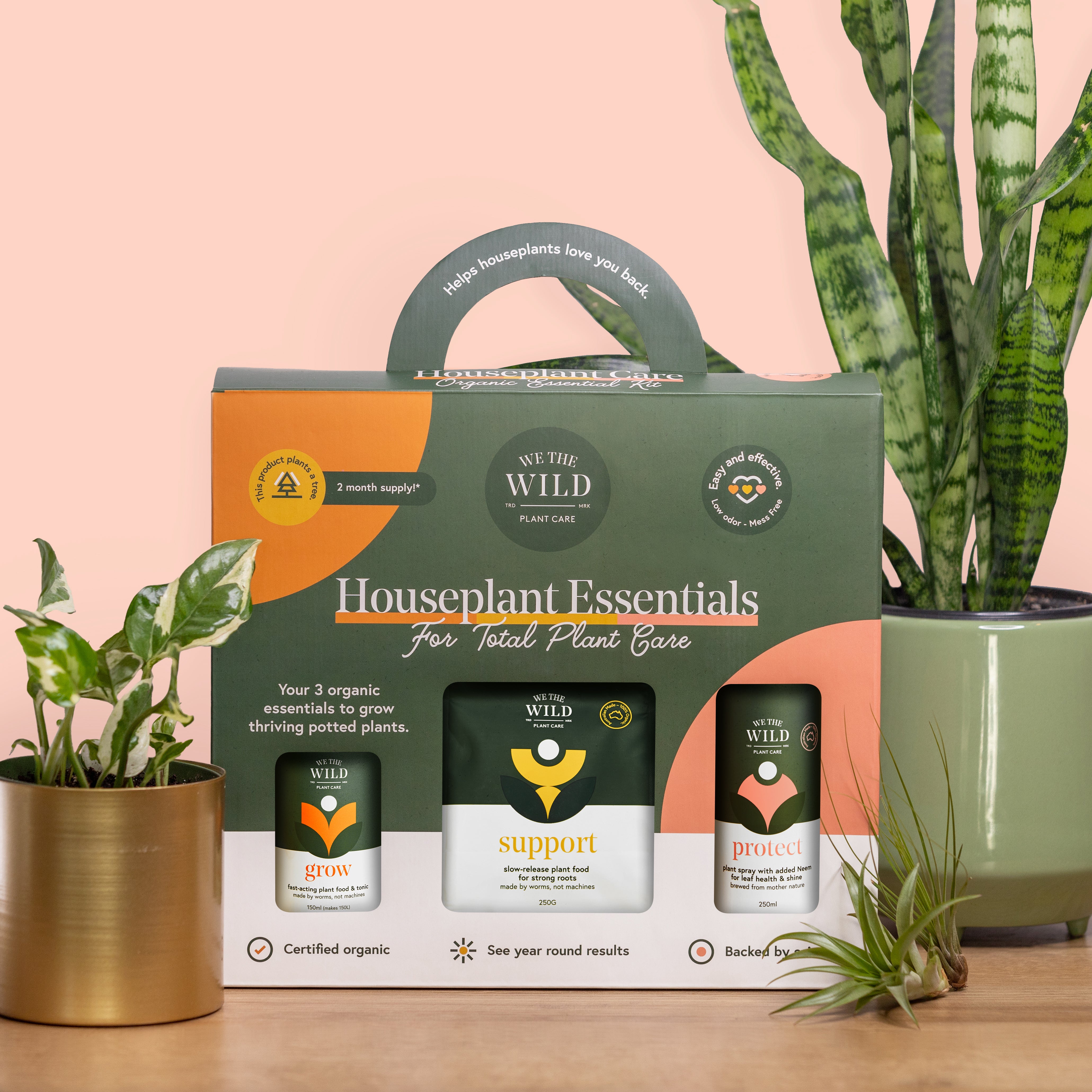 Houseplant Care Essentials Kit (Retail) - Case of 8 – We The Wild Wholesale